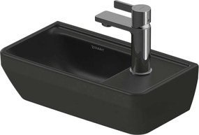 Duravit D-Neo - Umývátko 40x22 cm, bez přepadu, otvor pro baterii vpravo, antracit 0739401341
