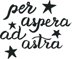 Samolepka Per aspera ad astra