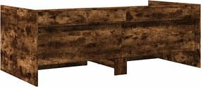 Válenda se zásuvkami bez matrace kouřový dub 90 x 200 cm 3280850