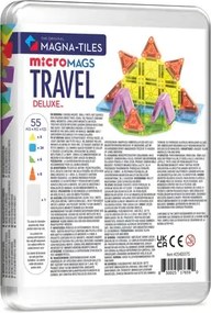 MAGNA-TILES® Magnetická stavebnice Cestovní sada Deluxe / 55 dílků