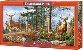 Puzzle castorland puzzle královská jelení rodina 4000 dílků