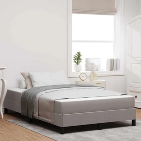 Postel s boxspringem Taupe 120 x 200 cm textil 3398483