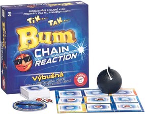 PIATNIK Hra TIK TAK BUM Chain Reaction CZ *SPOLEČENSKÉ HRY* pi7402