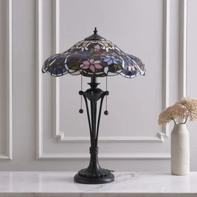 Endon 64326 - Stolní lampa Tiffany SULLIVAN 2xE27/60W/230V pr. 40 cm