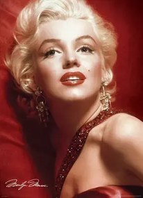 EUROGRAPHICS Puzzle Marilyn Monroe: Červený portrét / 1000 dílků / 48,