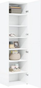 Skříň highboard bílá 50 x 42,5 x 185 cm kompozitní dřevo 3281413