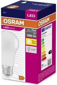 OSRAM LED žárovka 10W E27 / 1055 lm / 2700k / 10000h / 230V / noDIM /