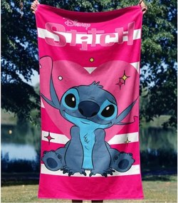 Carbotex Osuška Lilo a Stitch Láska hory přenáší 70x140 cm