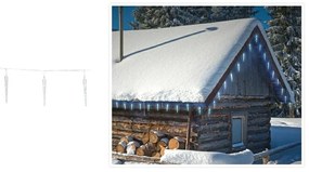 Vánoční světelný LED řetěz Icicle 570 cm studená bílá