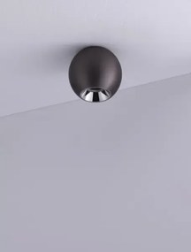 Minimalická bodová svítilna Nano Hliník