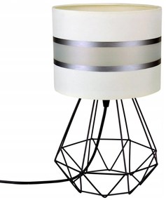Stolní lampa Elegance, 1x textilní stínítko (výběr ze 6 barev), (výběr ze 3 barev konstrukce), d