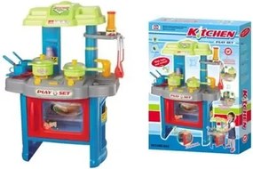 G21 Kuchyňka DELICACY s příslušenstvím modrá / Rozměry 42.5 x 28 x 62