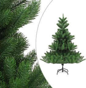 vidaXL Umělý vánoční stromek normandská jedle LED a koule zelený 240cm [3077562] Barva: zlatá