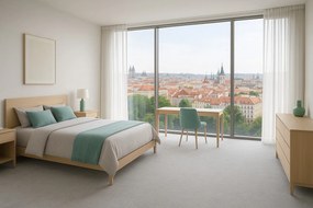 Condor Carpets, Metrážový koberec Serena 6631, na míru, šíře 4m,5m, šedá, filc, ložnice
