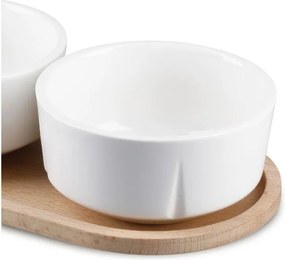 Bílé/v přírodní barvě porcelánové/dřevěné servírovací misky v sadě 3 ks Grand Cru – Rosendahl