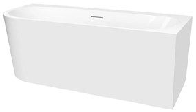 Oltens Hulda rohová vana 170x80 cm obdélníková bílý 11004000