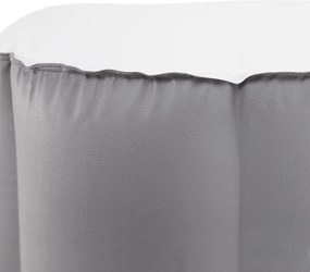 Nafukovací vířivka, šedá / bílá, 2-4 os, 600 l, KAMINO NEW TYP 3