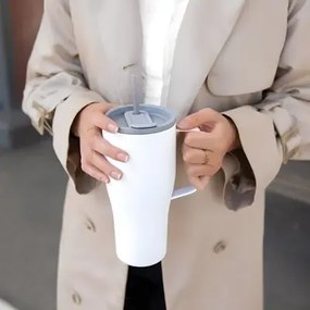 Vinga Eos bílá / Termohrnek / recyklovaná nerezová ocel / 800 ml