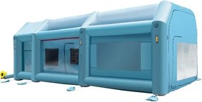 Přenosná nafukovací lakovací kabina, nafukovací stříkací kabina 6,1 × 3,05 × 2,5 m