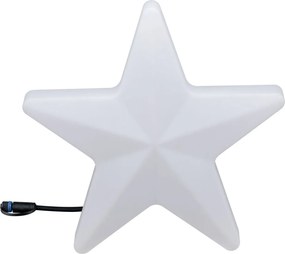 P 5021 Plug & Shine set LED světelný objekt hvězda vč. 2m-kabel a trafo IP67 3000K 2,8W bílá - PAULMANN