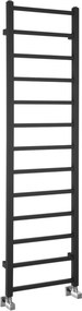 Sapho Metro Light - Topné těleso 40x150 cm, 323 W, matná černá IR447TB