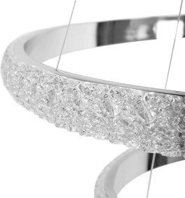 Toolight Toolight, LED závěsné osvětlení 63cm, 80W, G046-2CP, chromová, OSW-06314