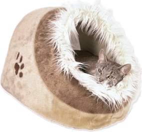 Béžová plyšová kukaň pro kočku 35x26 cm Trixie Minou – Plaček Pet Products