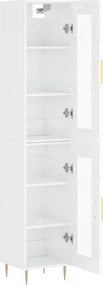 vidaXL Skříň highboard 34,5 x 34 x 180 cm kompozitní dřevo [3199419] Barva: šedá sonoma