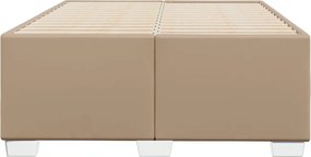 Rám postele bez matrace cappuccino 120x190 cm umělá kůže 3284551