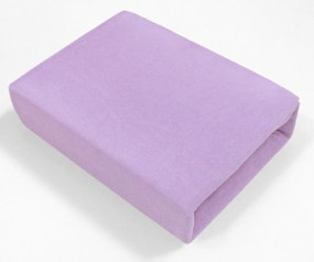 Polášek Froté prostěradlo na vysokou matraci (až 30cm), 90x200cm, na jednolůžko světle fialové