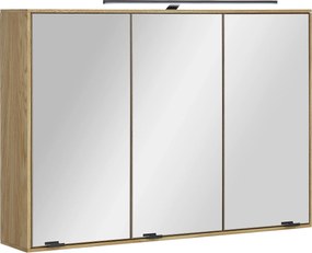 XXXLutz ZRCADLOVÁ SKŘÍŇKA, barvy dubu, 100/70/20 cm Linea Natura - Online Only koupelnové skříňky - 001279033913