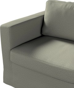 Potah na pohovku IKEA  Karlstad 2-místná , nerozkládací, dlouhý barva šedá látka pletený vzor