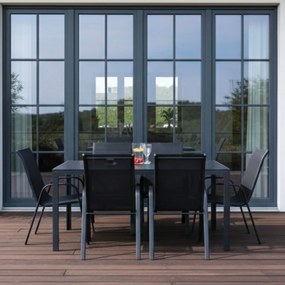 Vikio Venkovní zahradní set 140x80 pro 6 osob DK304-140 antracit