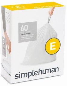 Sáčky do odpadkového koše 20 L, Simplehuman typ E, zatahovací, 3 x 20 ks ( 60 sáčků )