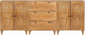 Servírovací skříň 3 ks 180 x 33,5 x 75 cm Hnědá 3310065