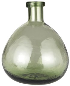 IB LAURSEN Skleněná váza Balloon Green Glass, zelená barva, sklo