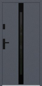 FM Turen - Feldmann & Mayer FM turen ATU68 M25 - blackline Orientace dveří: Levé, otevírání dovnitř, Dekor: Antracit, Standardní rozměr dveří včetně rámu: 100 cm x 200 cm - vnější rozměr rámu