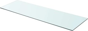 Policové desky 2 ks sklo čiré 90 x 30 cm 3051581