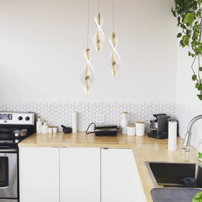 Toolight Spirálovité LED osvětlení G028-3CP zlaté