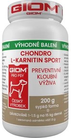 Giom S Chondro L-karnitin SPORT pro psy 200 g