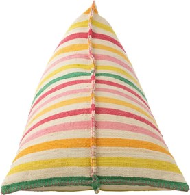 Barevný sedací vak z recyklované bavlny Cocoon Stripes - 150*100*40 cm
