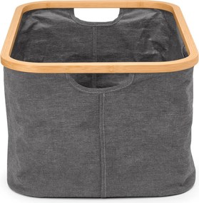 Skládací koš na prádlo/úložný box Brabantia 40l černý