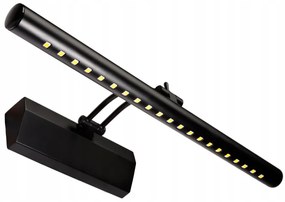 BERGE Nástěnné svítidlo LED do koupelny - 40 cm - 5W černé