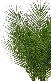 Umělá palma v květináči AREKA, plast, výška 90 cm, zelená