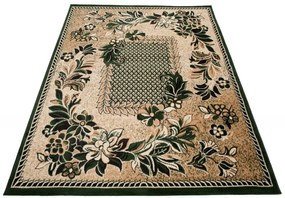 Kusový koberec ATLAS 7192C béžový zelený Rozměr: 100x200 cm