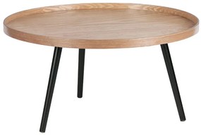 Odkládací stolek mesa xl ø 78 x 39 cm přírodní MUZZA