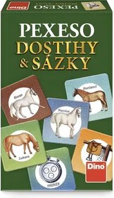 DINO Pexeso Dostihy a sázky / 48 kartiček