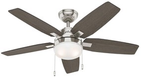 Hunter Arcot ventilátor, světlo, světle šedá/šedá