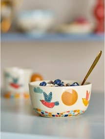 Krémová dětská miska z kameniny ø 12 cm Colorine – Bloomingville Mini