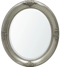 Stříbrné oválné zrcadlo 76 cm 62359